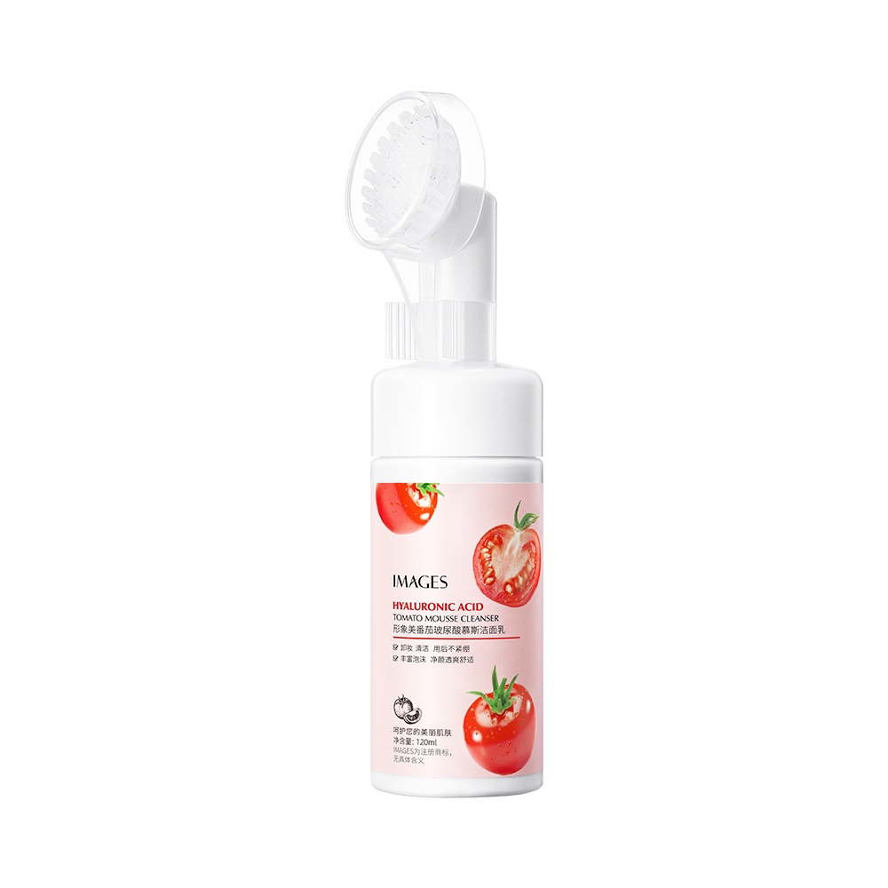 IMAGES Hyaluronic Acid Tomato Mousse Cleanser Hydrating Deep Cleansing ...