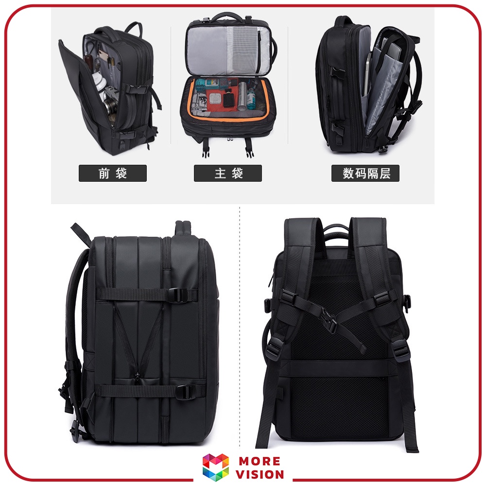 Bange Vexus Multipurpose Backpack Laptop Bag USB Multi Compartment Big ...