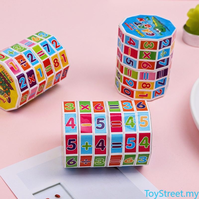 【Hot】Kids Puzzle Mathematics Numbers Cube Children Education Toys ...