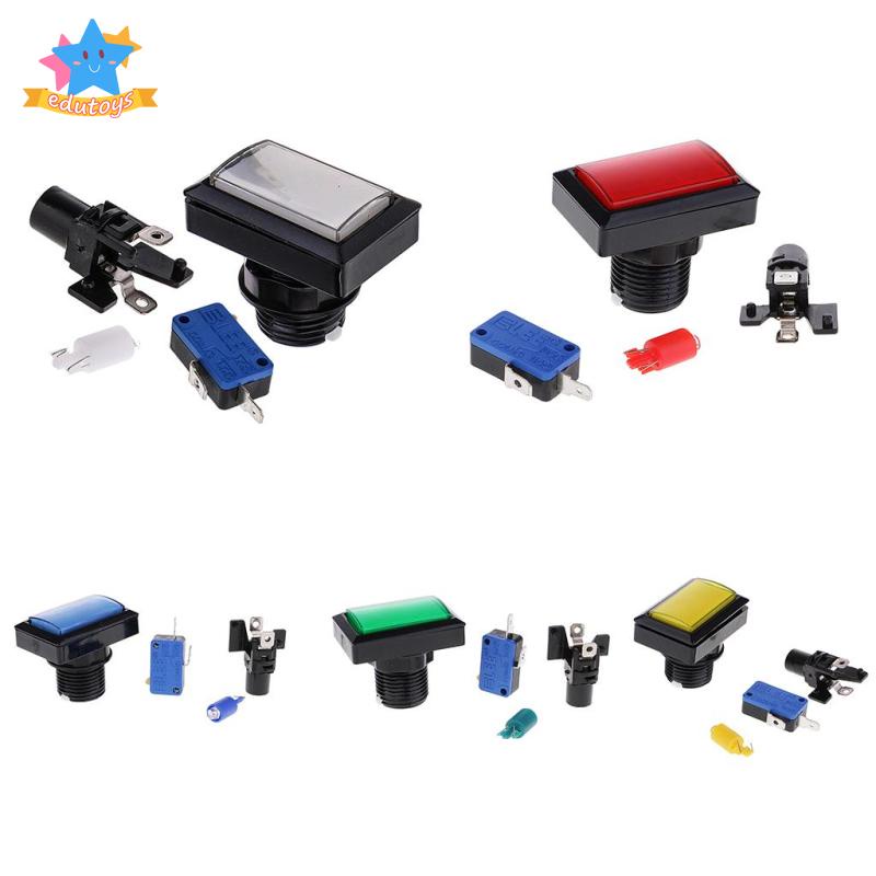 [Edstars] Blue Arcade Games Push Button with LED Illuminated ...