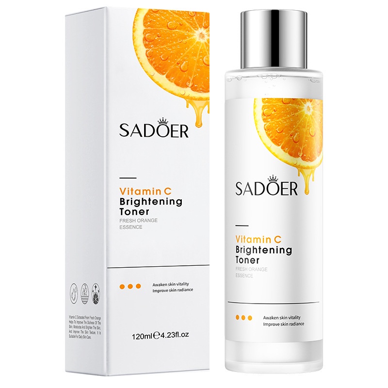 SADOER Vitamin C Brightening Toner Fresh Orange Essence Hydrating ...