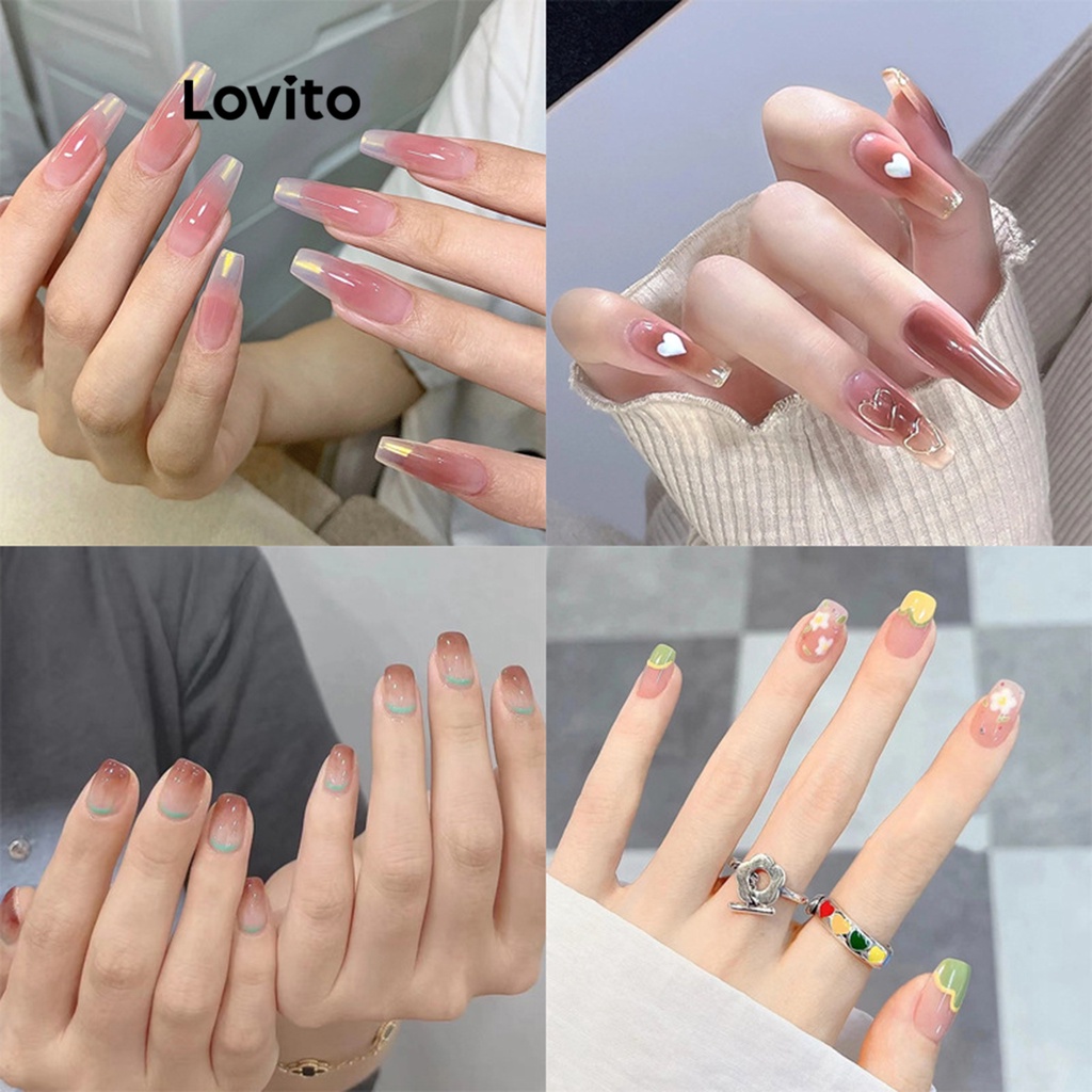 Lovito Cute Cartoon Heart Butterfly Colorblock Removable Bear Gentle ...