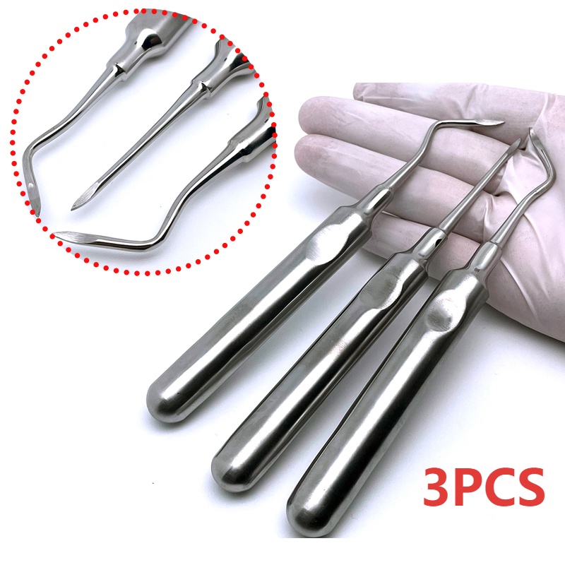 3Pcs Dental Tools Teeth Extraction Tooth Extracting Forceps Stainless ...