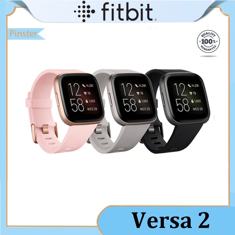 Fitbit Versa 2 Smart Watch Fitness Heart Rate Tracker Waterproof Smartwatch fitness band new ...
