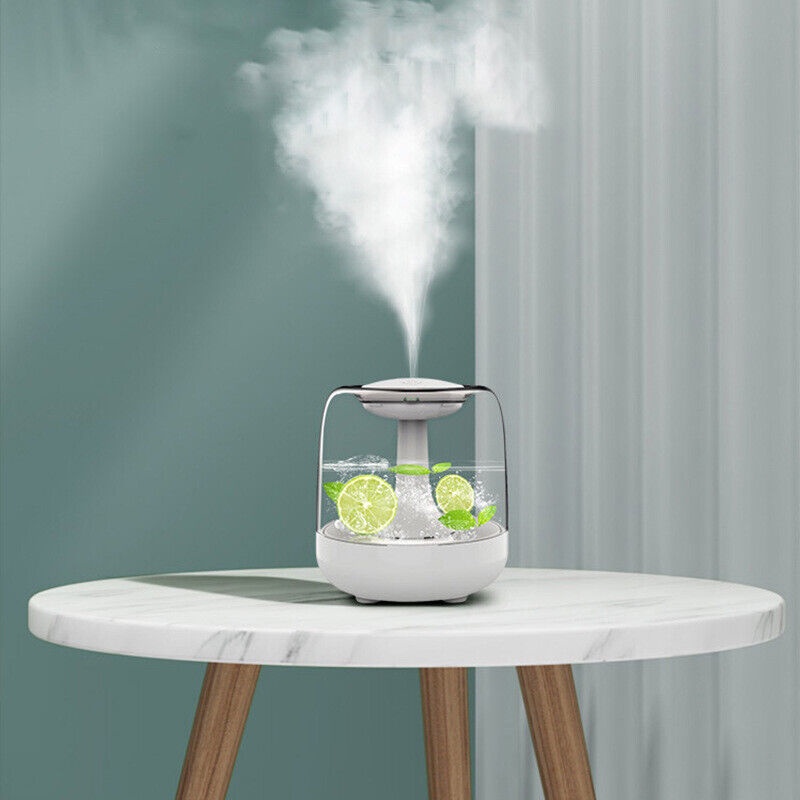 460ml Air Humidifier With Light Ultrasonic Purifier LED Aromatherapy ...