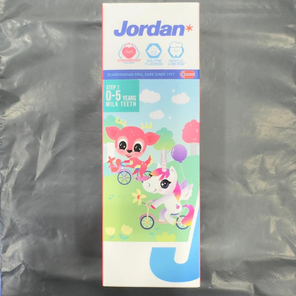 Jordan Step 1 0-5 Years Milk Teeth Strawberry Flavour Toothpaste ( 75g ...
