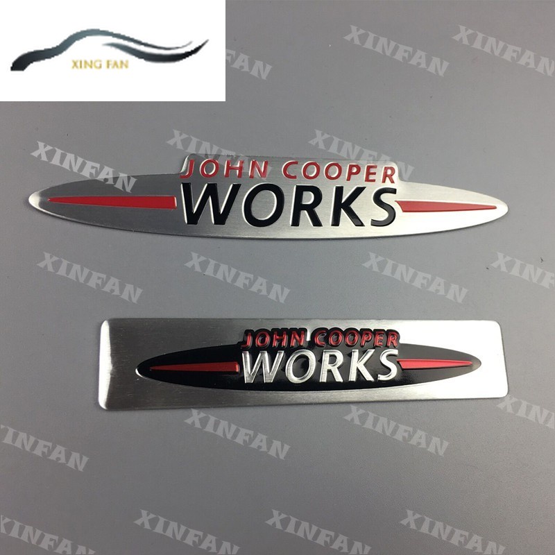 XINFAN MINI JCW Emblems Car Stickers for Mini Cooper Countryman JCW F56 ...