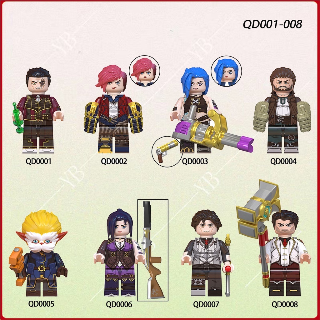 Children's Assembly Toy Game Series Building Block minifigures Model ...