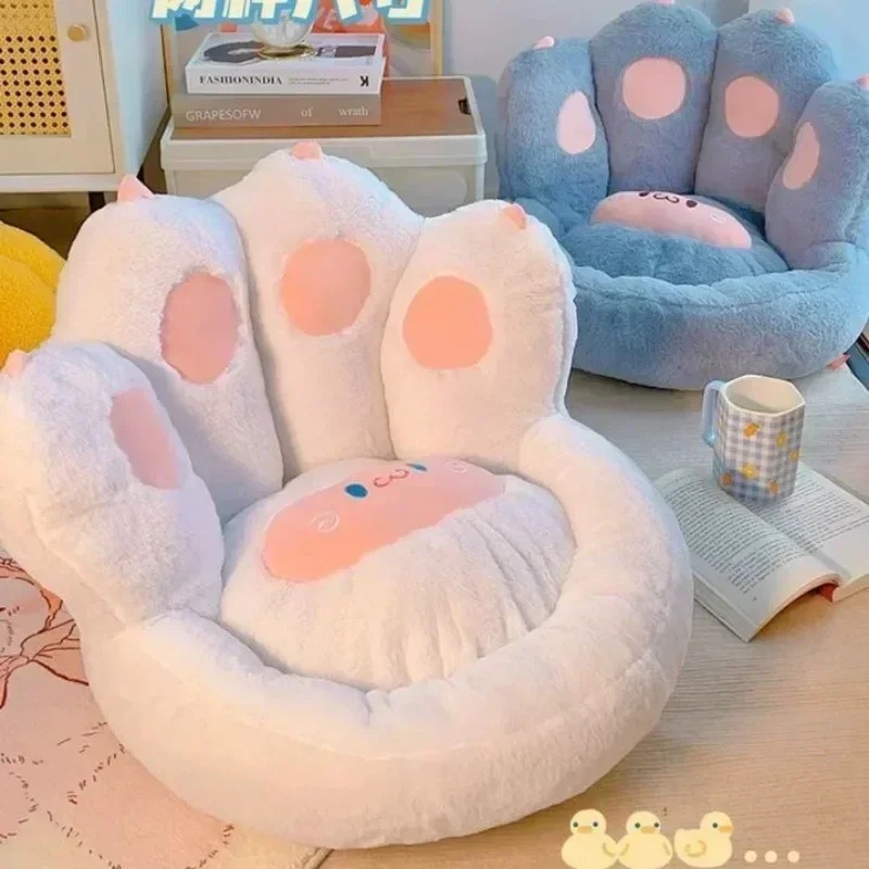 Cat Claw Chair Seat Cushion Sofa Chair Pad Back Support Cartoon Pillow ...