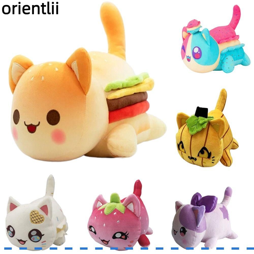 ORIENTLIIY Meemeow Aphmau Plush Toy, French Fries Burger Donut Burger ...