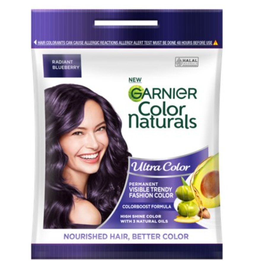 GARNIER HAIR COLOR Color Natural Radiant Blueberry 1s | Shopee Malaysia