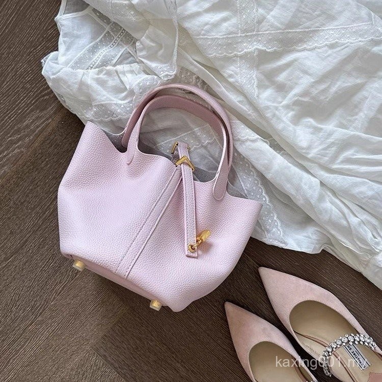 Shopee Official3q Pink Milkshake Cabbage Basket Bag Female Premium ...