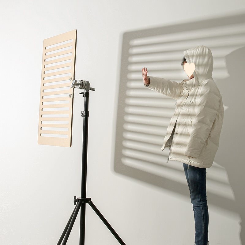 Photography Props Projection Board Simulate Blinds Grilles Natural ...