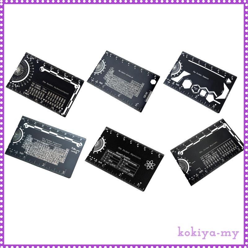 [KokiyaMY] Pocket Ruler Small Metal Ruler Scale Metric Tool Practical ...