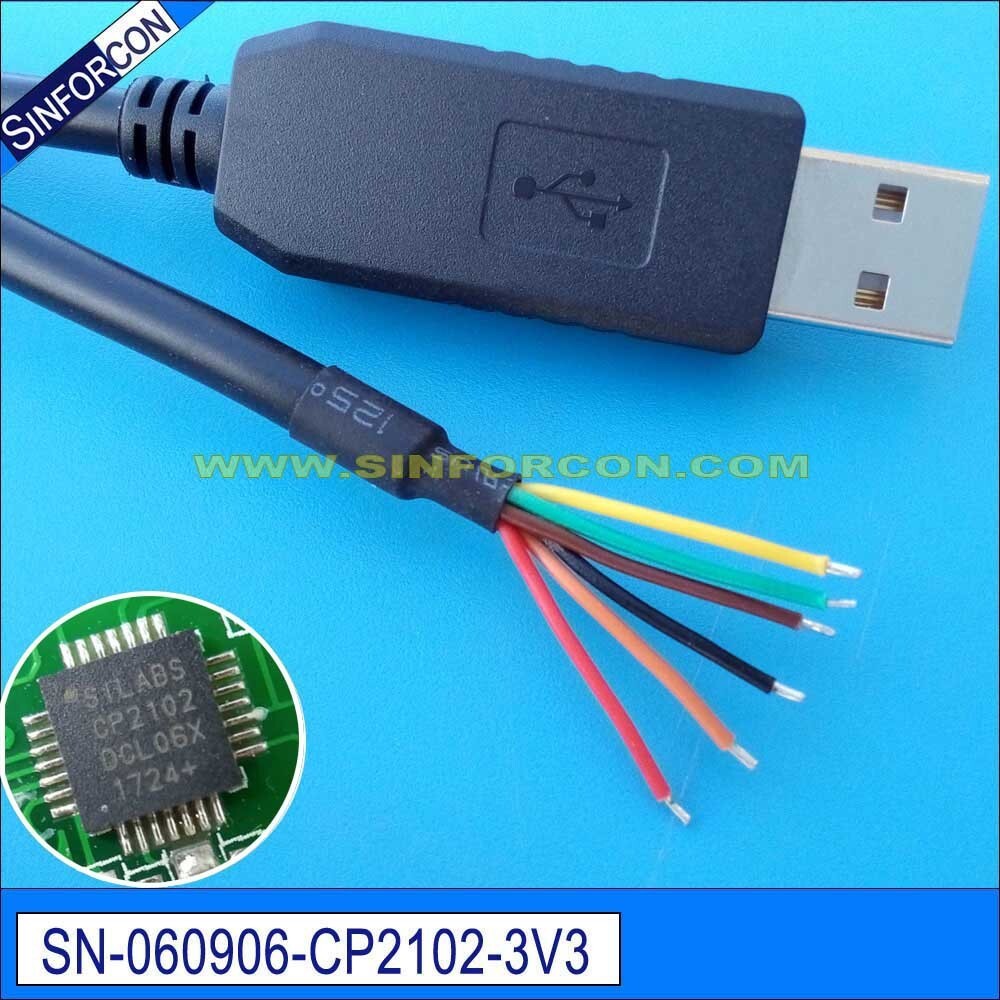 C CP2102 USB TTL COM Serial Communication Cable CP210x USB UART Bridge ...