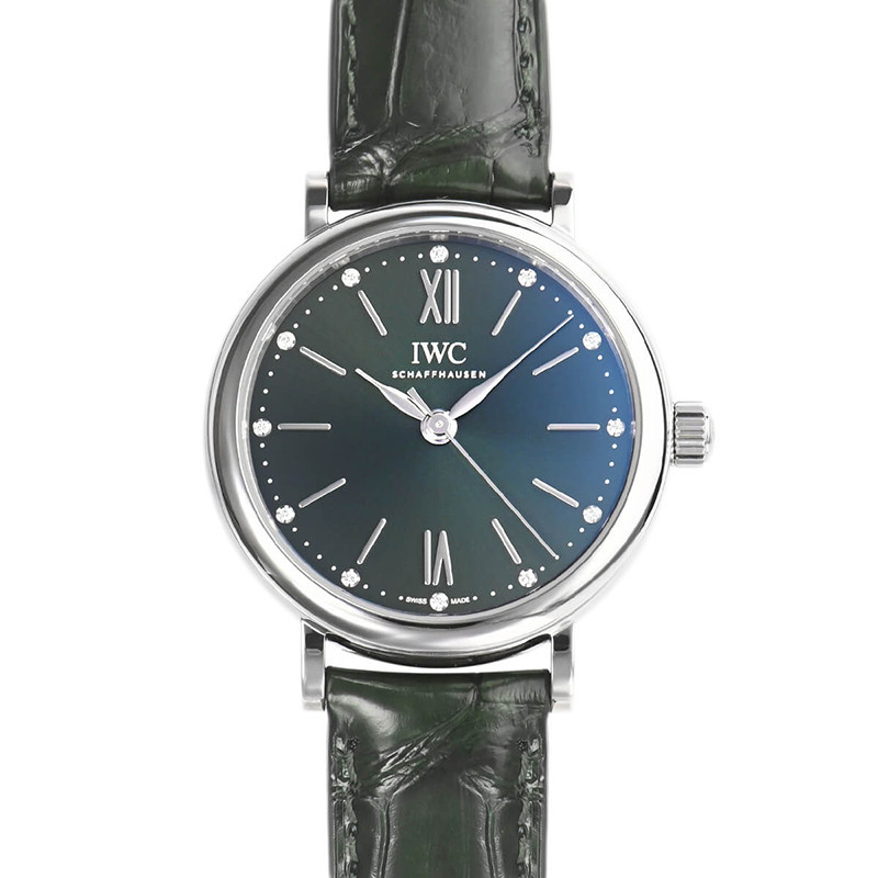 Iwc Green Surface IWC Botao Fino Series Stainless Steel Automatic ...