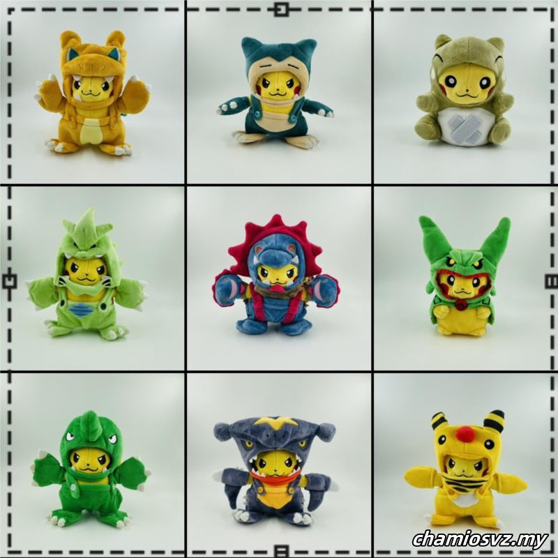 17 Style Pokemon Anime Figure Pikachu Snorlax Lucario Charizard X/Y ...