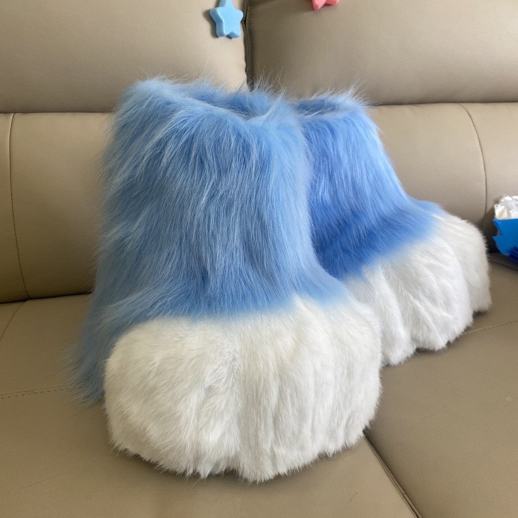 Beast Costume Beast Foot Claw Shoes Colorful fursuit Foot Claw Fury ...