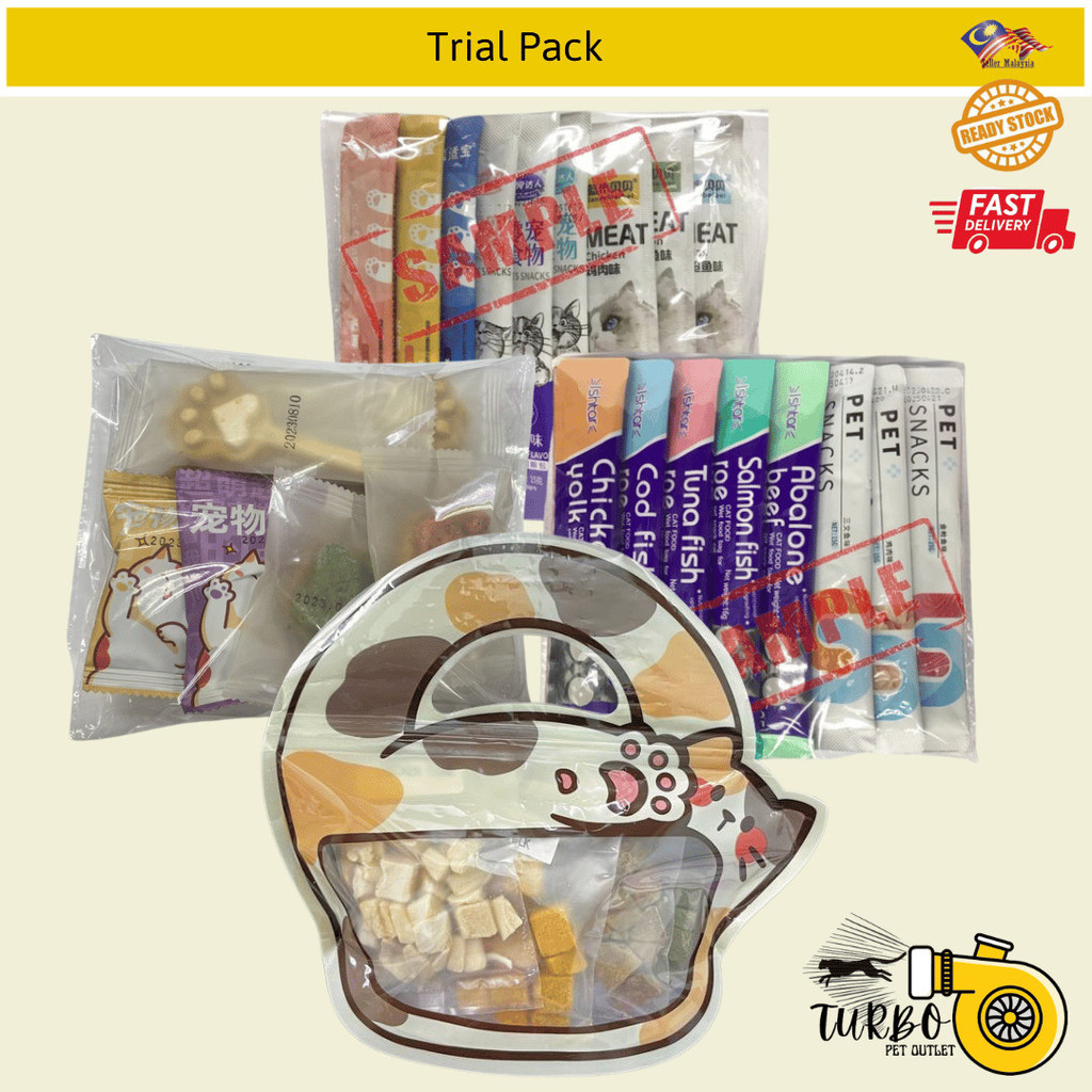 Trial Pack High Vitamin Creamy Cat Stick / Snacky Snack Freeze Dried ...