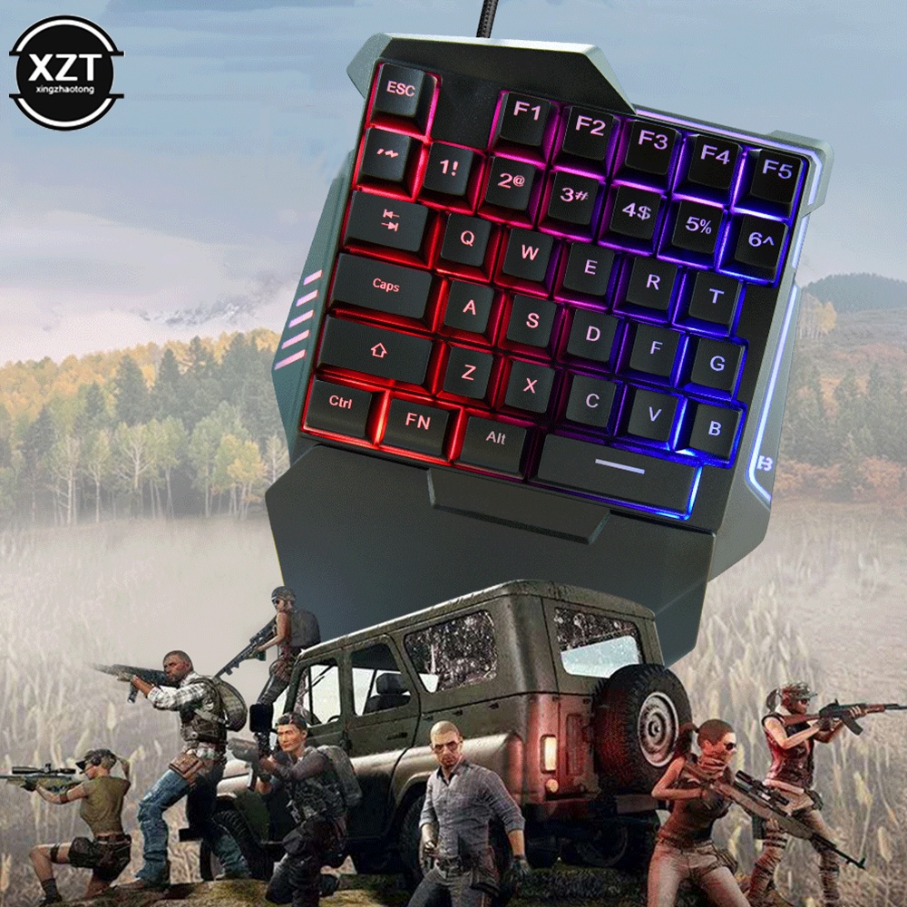 G7 one-hand keyboard one-hand king of honor to eat chicken game esports ...