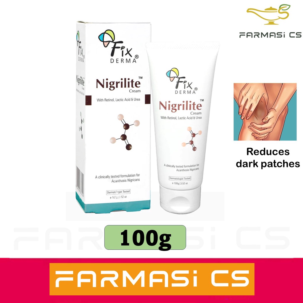 Fix derma Nigrilite Cream 100g EXP:02/2026 [Reduces dark patches, Non ...