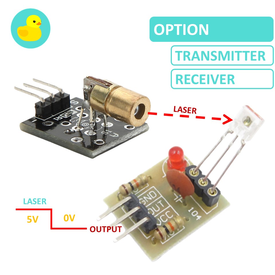KY-008 Laser Diode Transmitter & Receiver Module | Shopee Malaysia