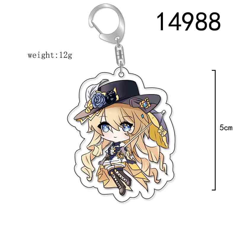 Genshin Impact Neuvillette Wriothesley Lynette Lyney Acrylic keychain ...