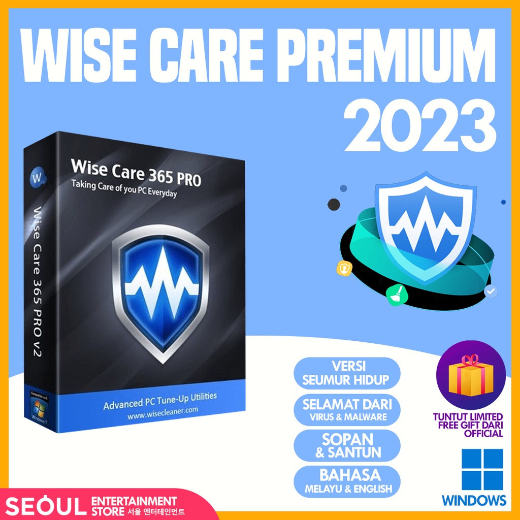 WISE CARE WINDOWS PC 🎇 LIFETIME PREMIUM 🎇 EASY INSTALL 🎇 FAST DELIVERY 🎇 SAFE | Shopee Malaysia