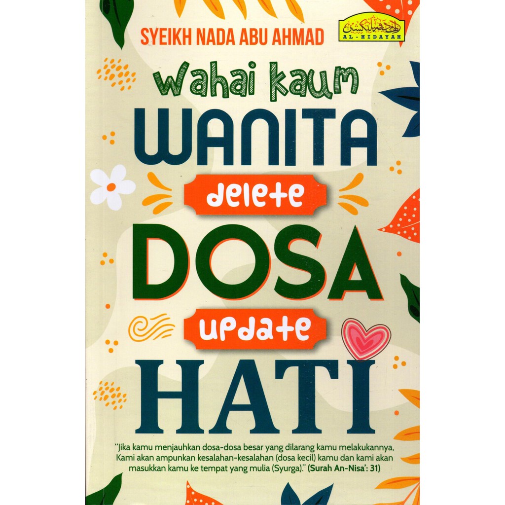 Wahai Kaum Wanita, Delete Dosa Update Hati(L202) | Shopee Malaysia