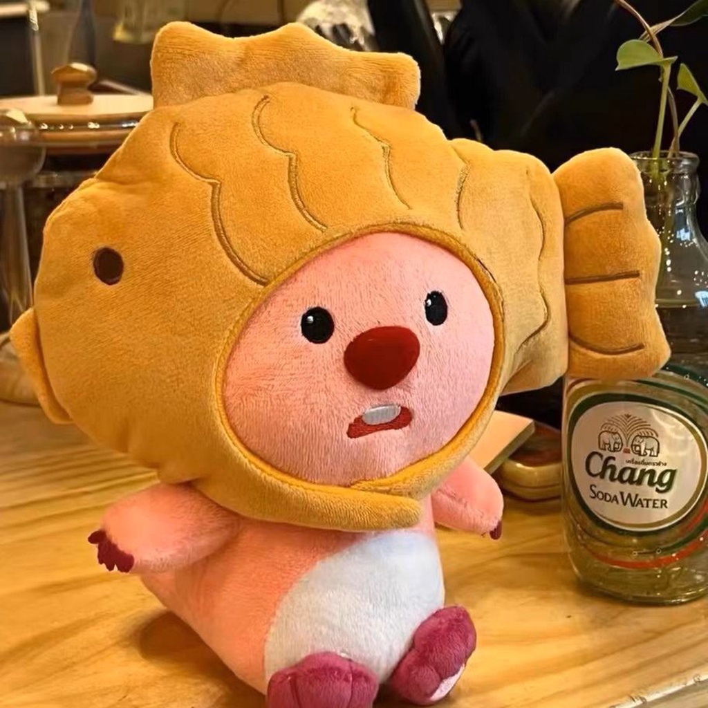 Cartoon Pororo Loopy Plush Stuffed Doll Kawaii Braised Octopus Hat Diy ...