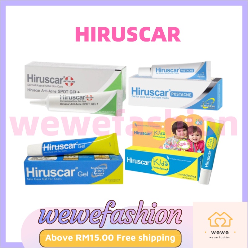 READY STOCK!!!Hiruscar Gel 7g / Hiruscar Kids Formulation 10g Original ...