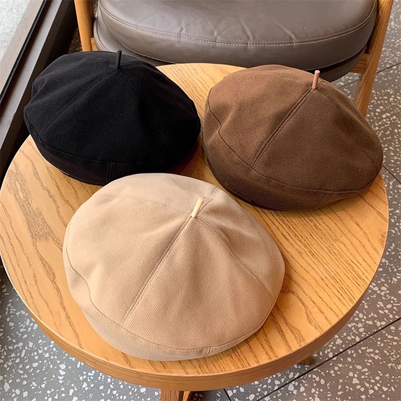 Autumn Winter New Beret Fashion British Style Painter Hat Retro ...