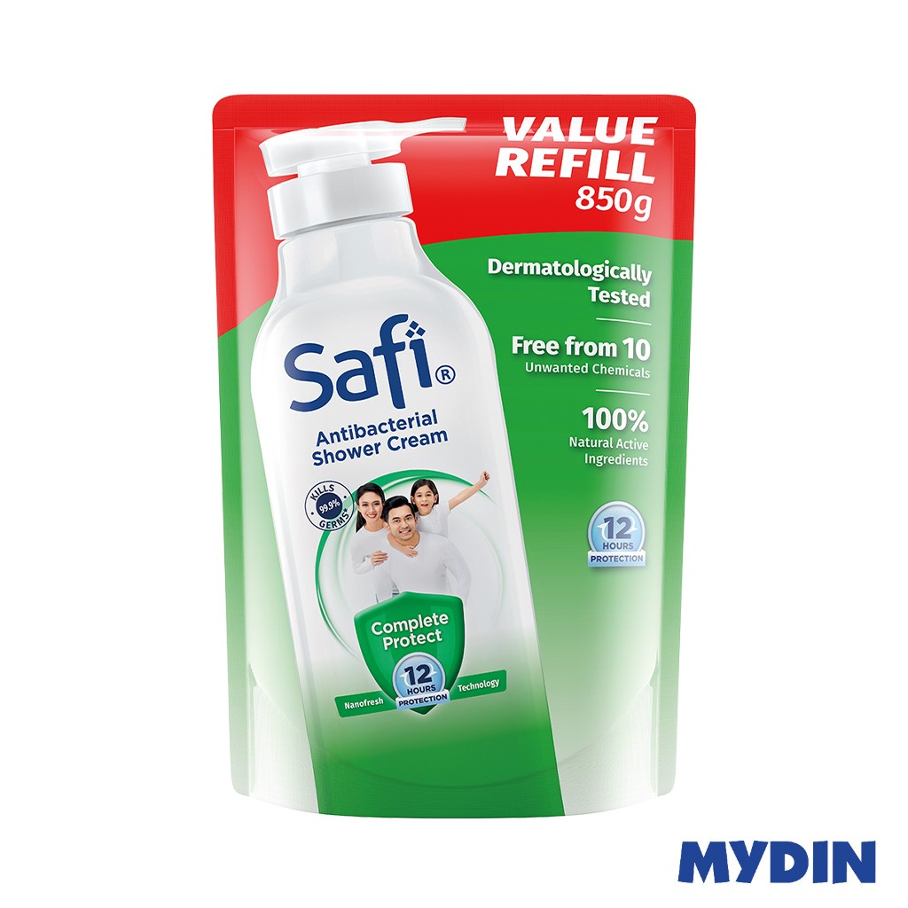 Safi Antibacterial Shower Cream Complete Protect Refill (850g) | Shopee ...
