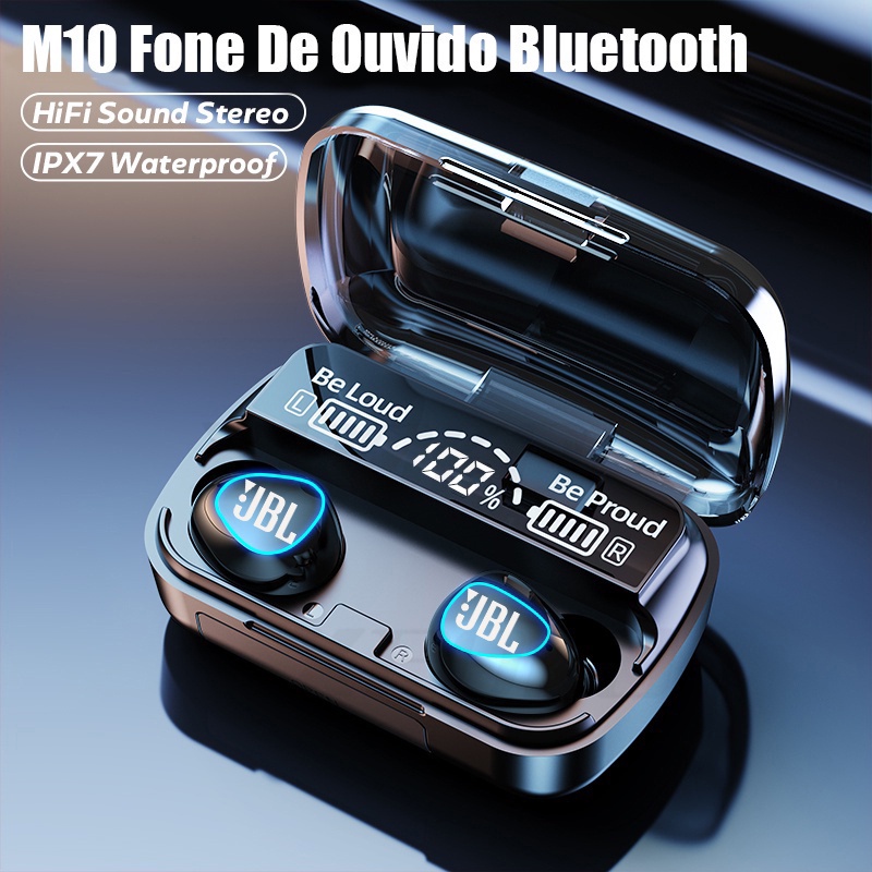 JBL M10 TWS Bluetooth 5.1 9D waterproof wireless headset with ...