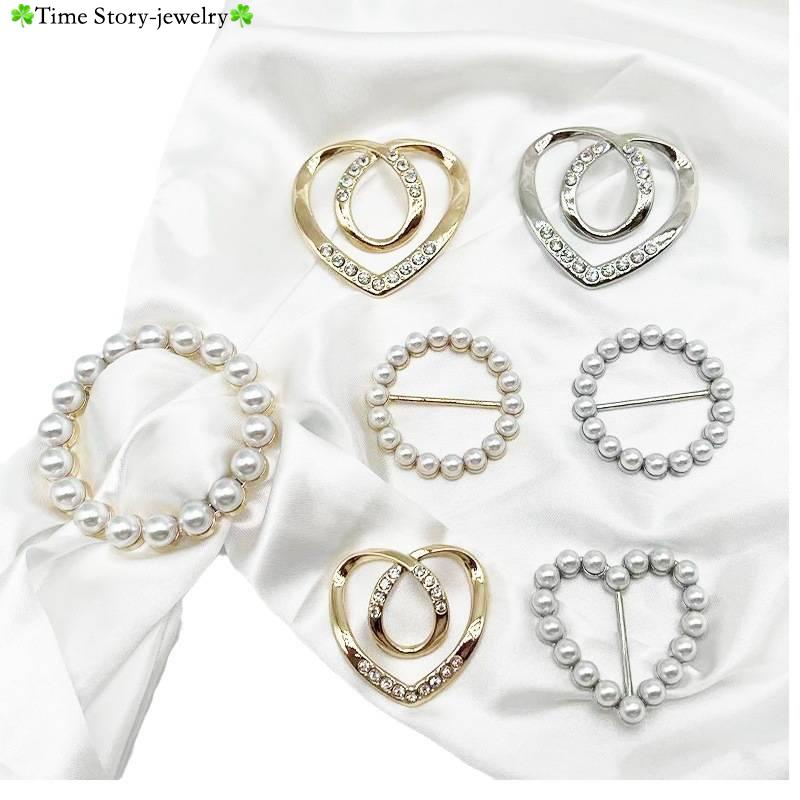 Headscarf ring brooch hijab clip pin silk scarf buckle Shawl buckle ...