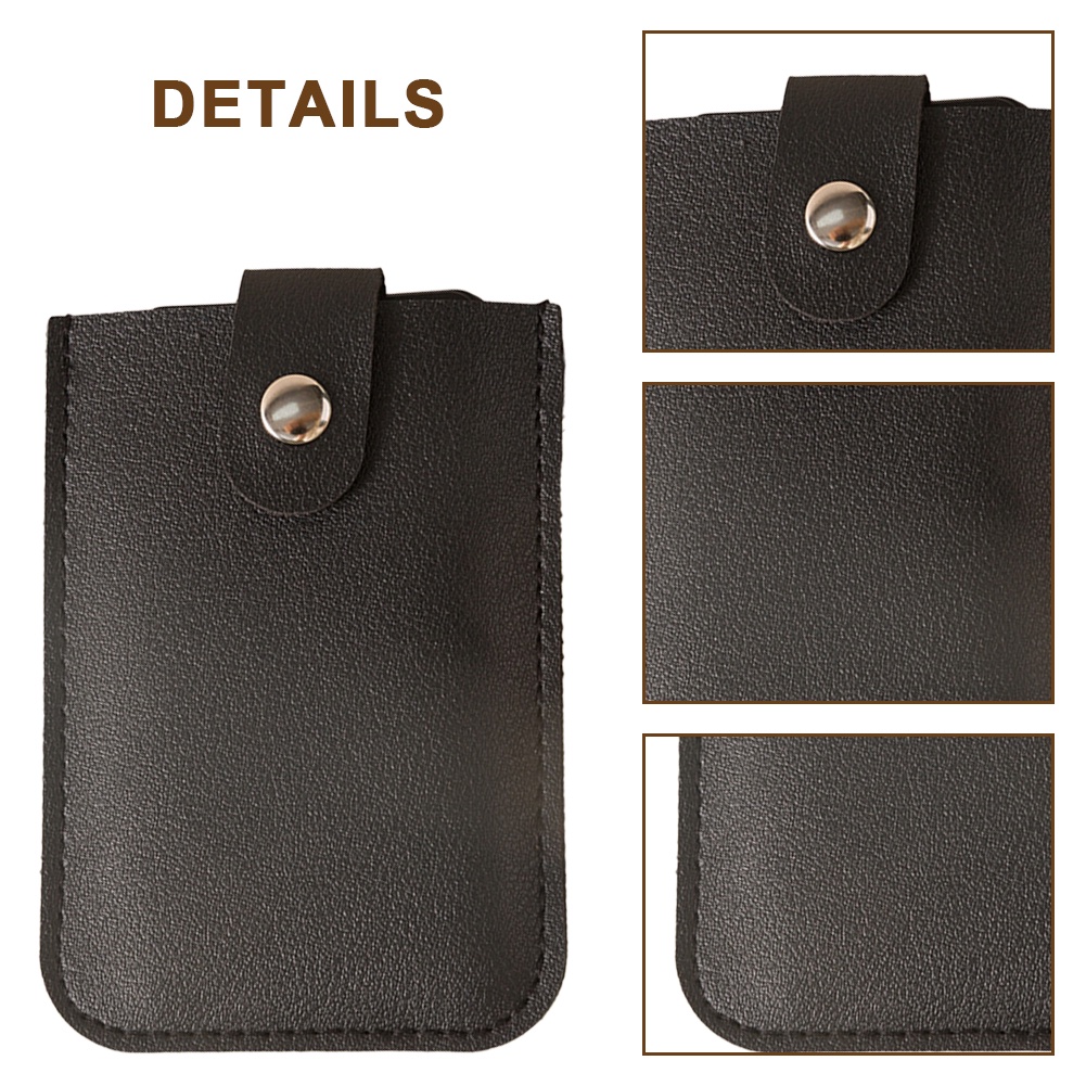 KKD Bank Card Holder PU Leather for Money Cards Business Card Case with ...