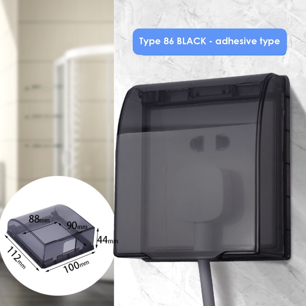 BH Switch Socket Cover Box Transparent Type86 Waterproof Resistance ...