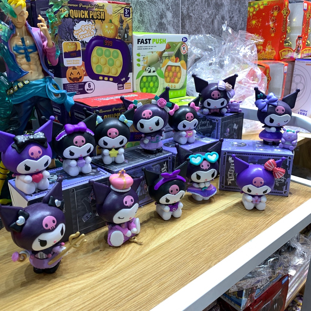 Kuromi Character Model In Sanrio - decor Working Corner - Collectible ...