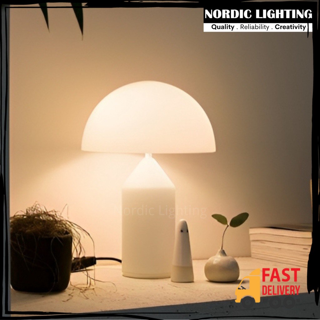 Nordic Lighting Modern White MushroomTable Study Lighting Design Office ...