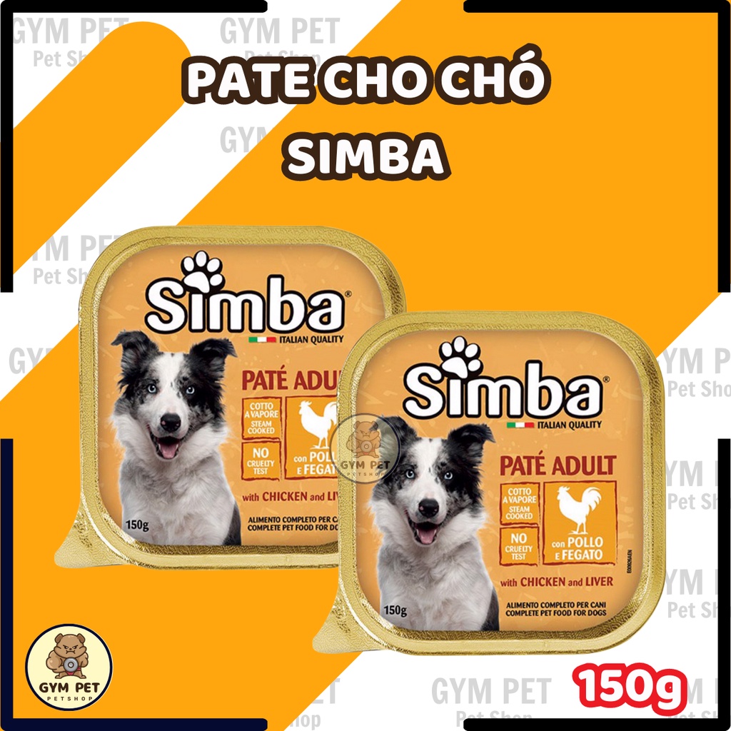 Simba and Monge Pate for Dogs Chicken Flavor & Fresh Liver - Italy ...