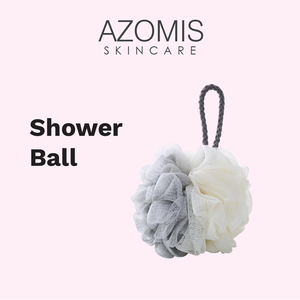 Soft Shower Mesh Ball Bath Shower Sponge Ball Bubble Loofahs Body Scrub ...