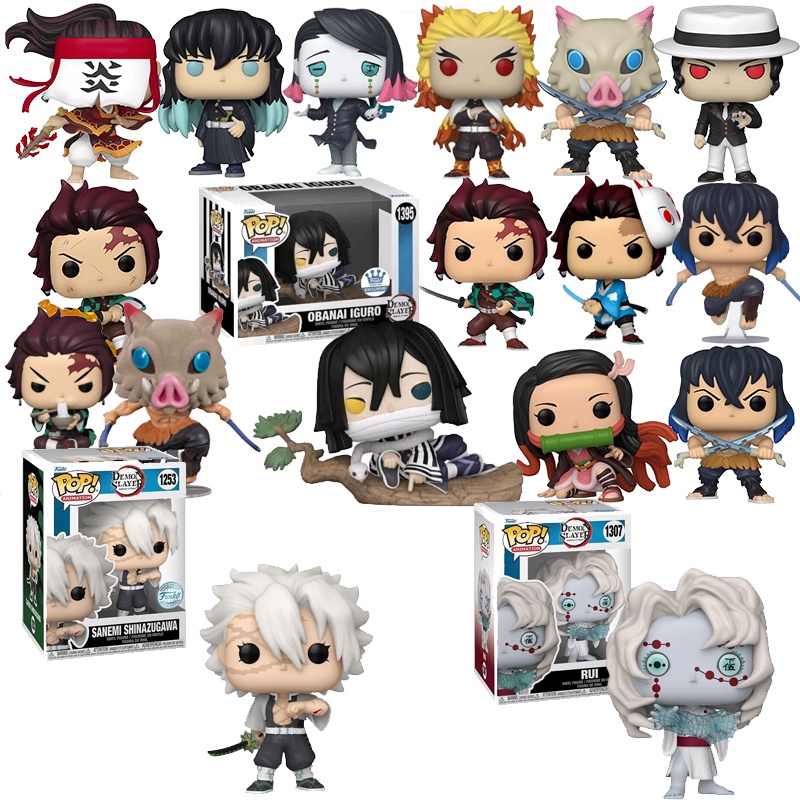 Funko Pop Demon Slayer Obanai Iguro 1395 Rui 1307 Sanemi Shinazugawa ...