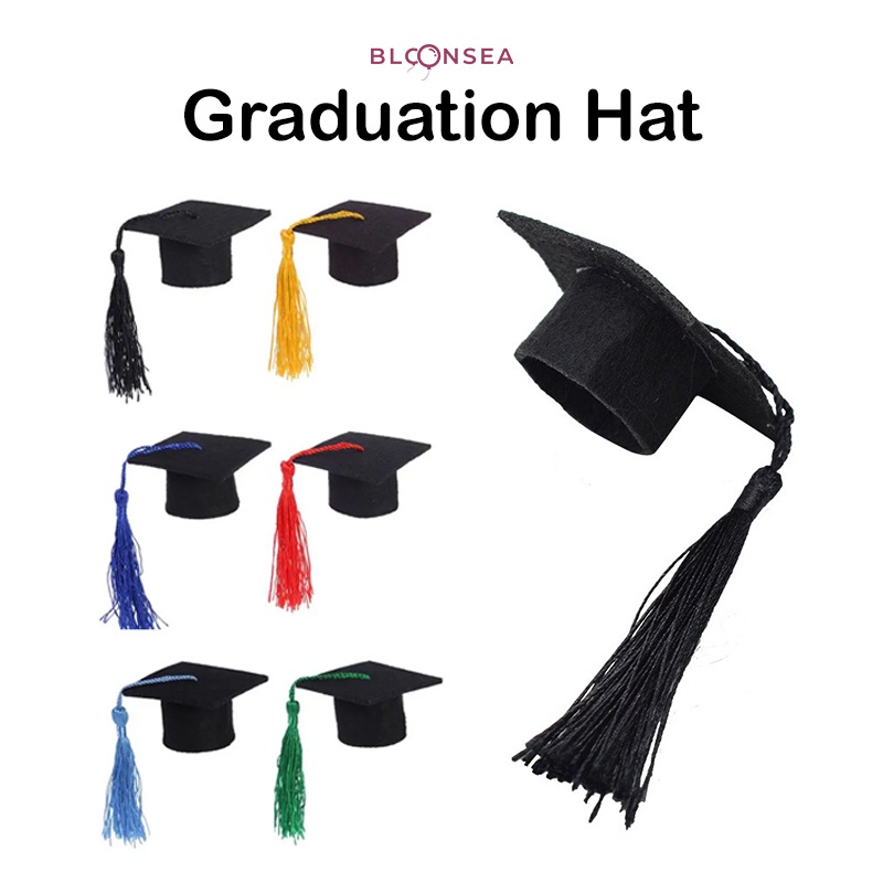 Graduation Hat MIni Bear Dr. Plush Cap Mortarboard Convocation Trencher ...