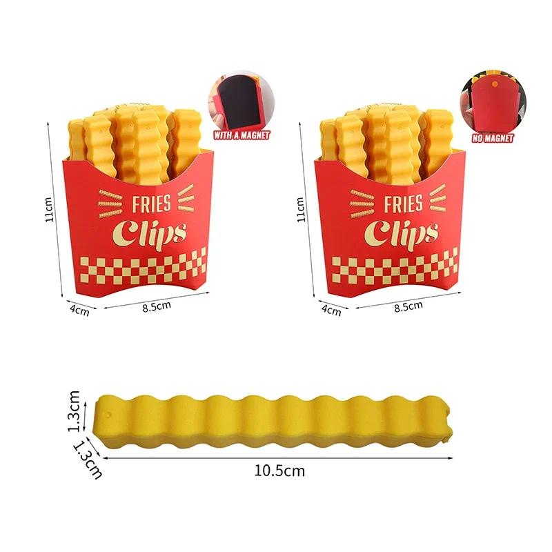 12pc set Creative Fries Bag Sealer with Holder Snack Sealing Clamp ...