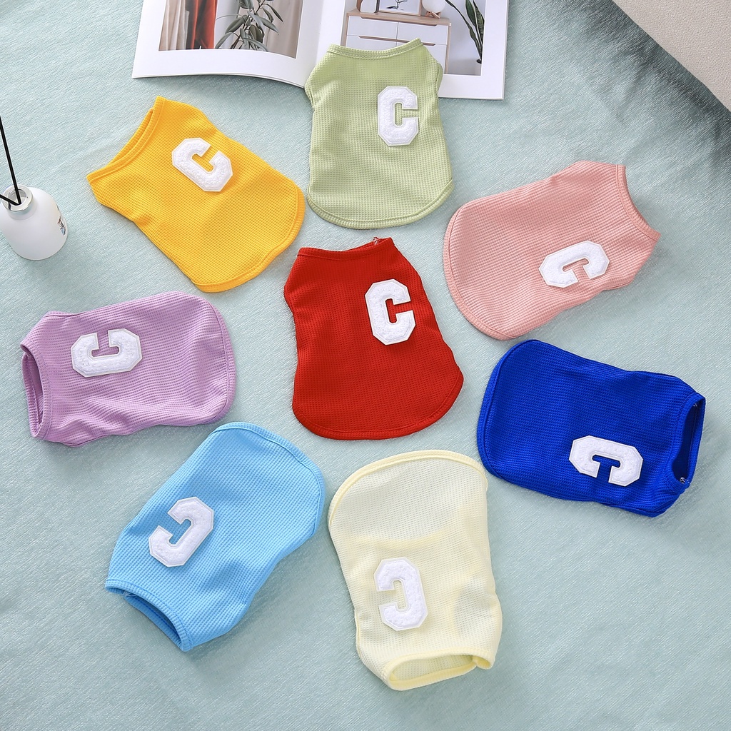 Pet clothes Clothes for dogs and cats Cute and handsome vests with ...