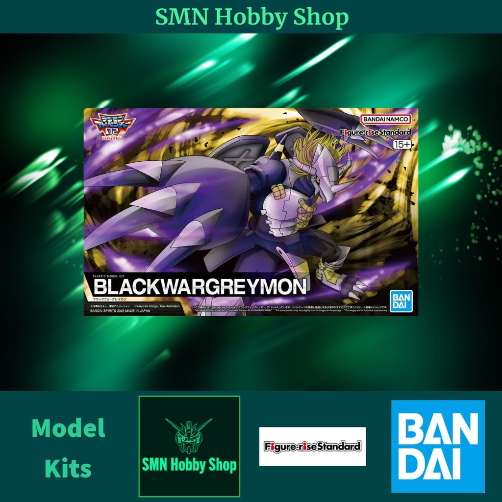 FRS Figure-Rise Standard Black Wargreymon Toys Plastic Model Kit ...