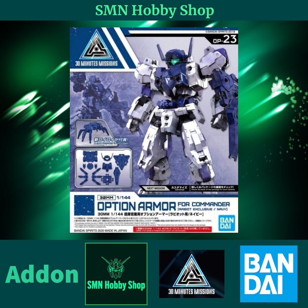 30MM 1/144 Option Armor For Commander Rabiot Exc/Navy OP-23 Addon ...