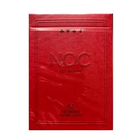 NOC Pro Edition Burgundy Red Playing Card | Shopee Malaysia