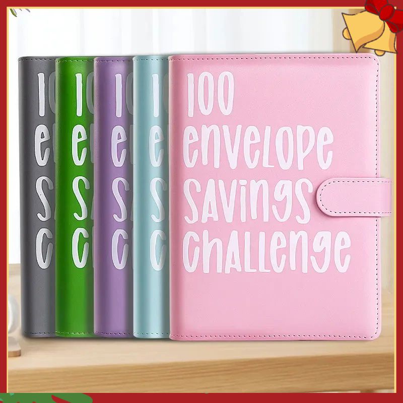 100 Days Savings Challenge Notebook Couple Saving Money Budget ...