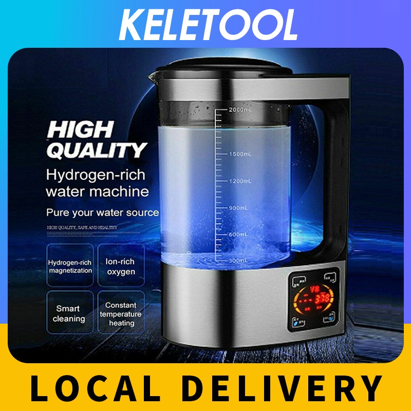 2L Rich Hydrogen Water Generator Kettle Hydrogen Water Ionizador ...